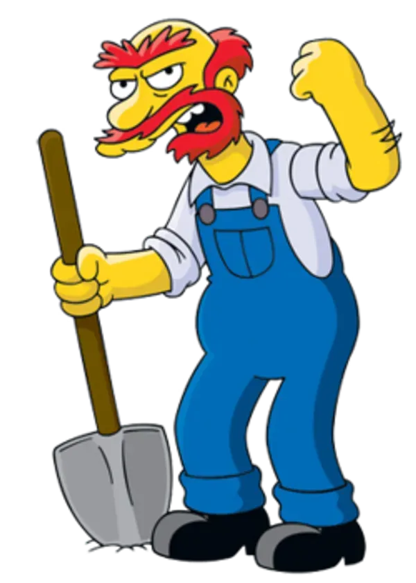 Groundskeeper Willie Costume (The Simpsons) | Costume.bot